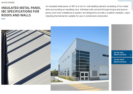 MCA Offers New White Paper On Meeting IBC Specs With Insulated Metal Panels