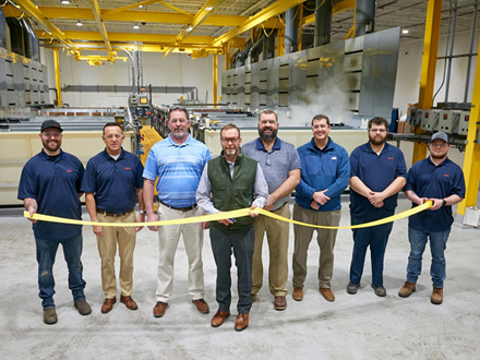 Lorin Holds Ribbon Cutting For New Batch Anodizing Line