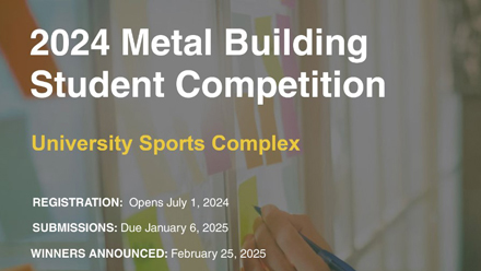 MBMA's 2024 Student Design Competition Now Open