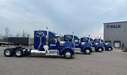 FALK Expands Delivery Fleet With Addition Of Four New Trucks