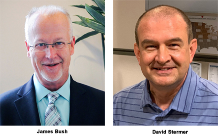 MCA Honors James Bush And David Stermer With Service Awards
