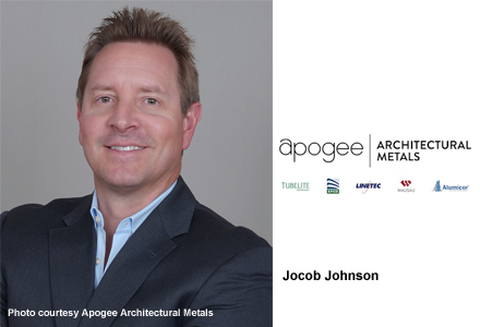 Apogee Architectural Metals Hires Jacob Johnson New VP of Sales for ...