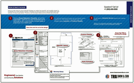 Step By Step Aid In Designing And Quoting A Snow Retention System